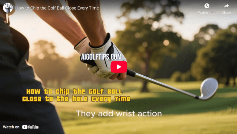 How to Chip the Golf Ball Close Every Time